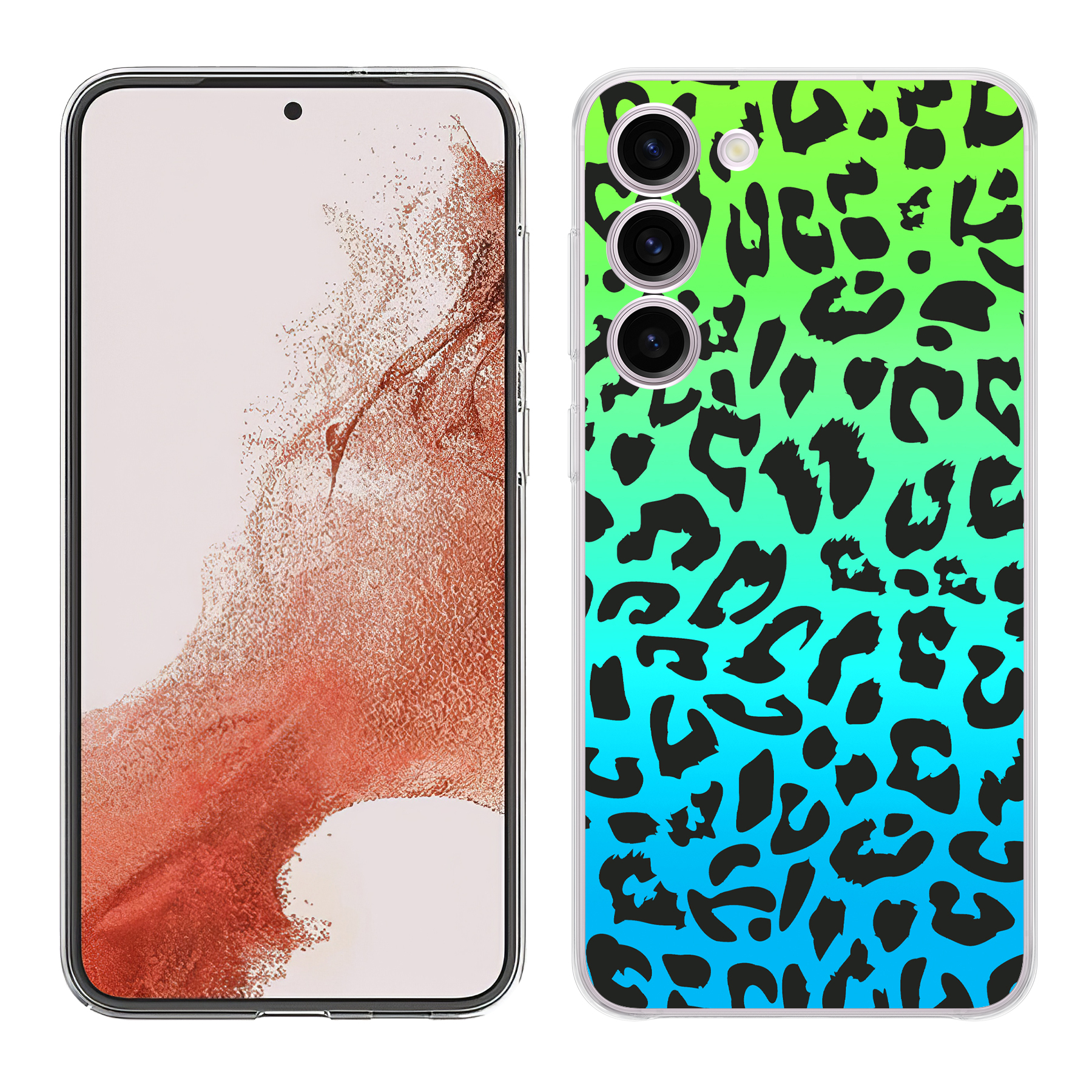 TalkingCase Slim Phone Case Compatible for Samsung Galaxy S23 2023, Cool Leopard Print, w ...