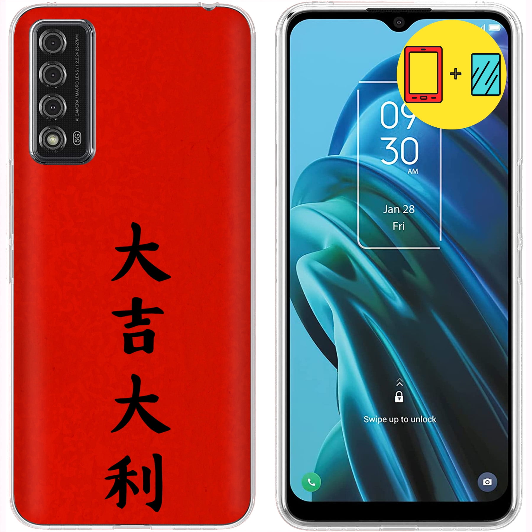 TalkingCase Slim Phone Case Compatible for TCL Stylus 5G 2022, Great ...