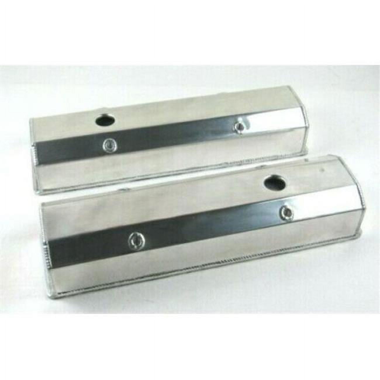 Tall Aluminum Valve Cover Flat Top Long Bolts with Holes for 1958-1987 ...