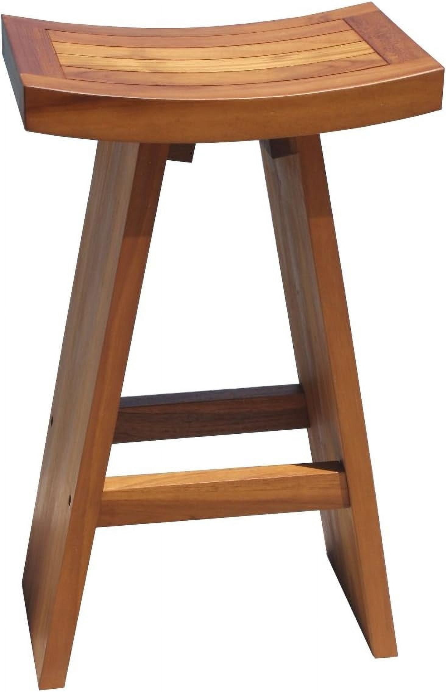 Tall Asia Teak Bar Stool - Walmart.com