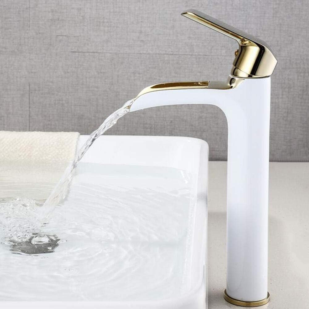 Tall Basin Mixer Tap Waterfall Bathroom Sink Taps Above Counter Basin ...