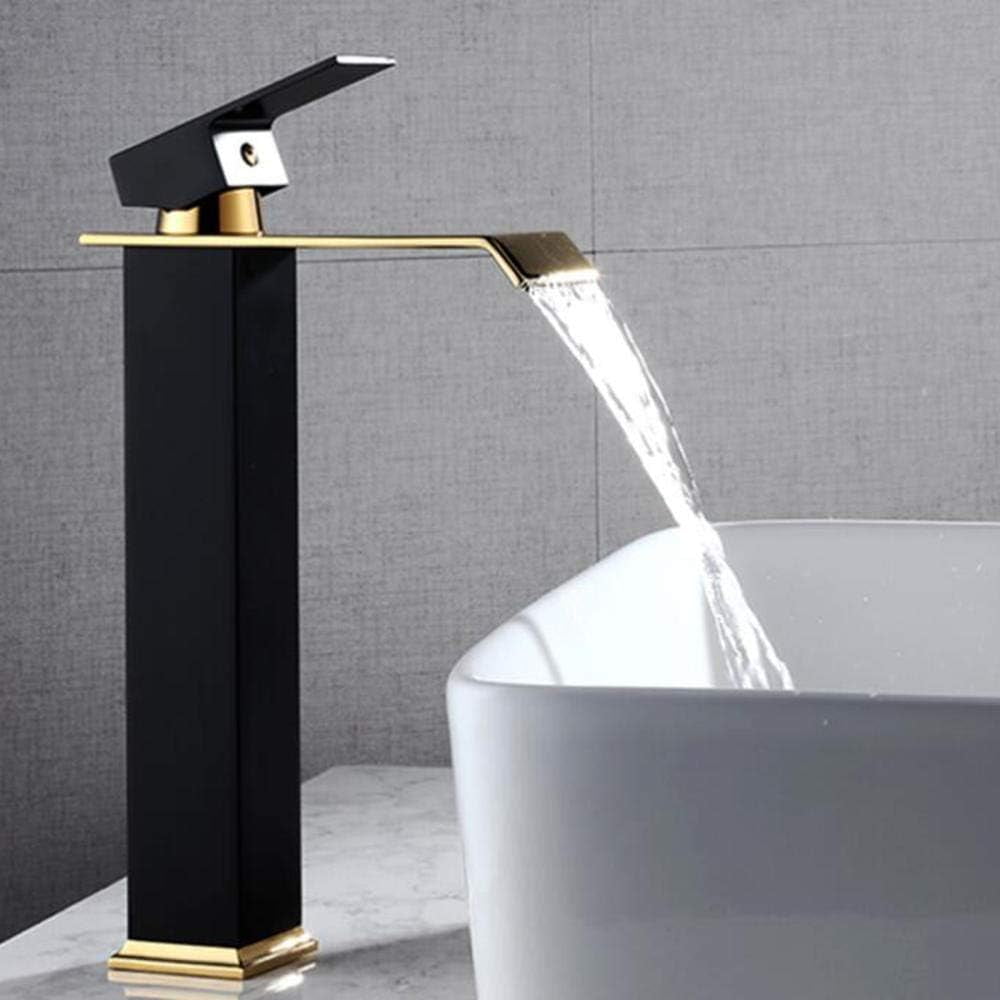 Tall Basin Mixer Tap Waterfall Bathroom Sink Taps Brass Waterfall ...