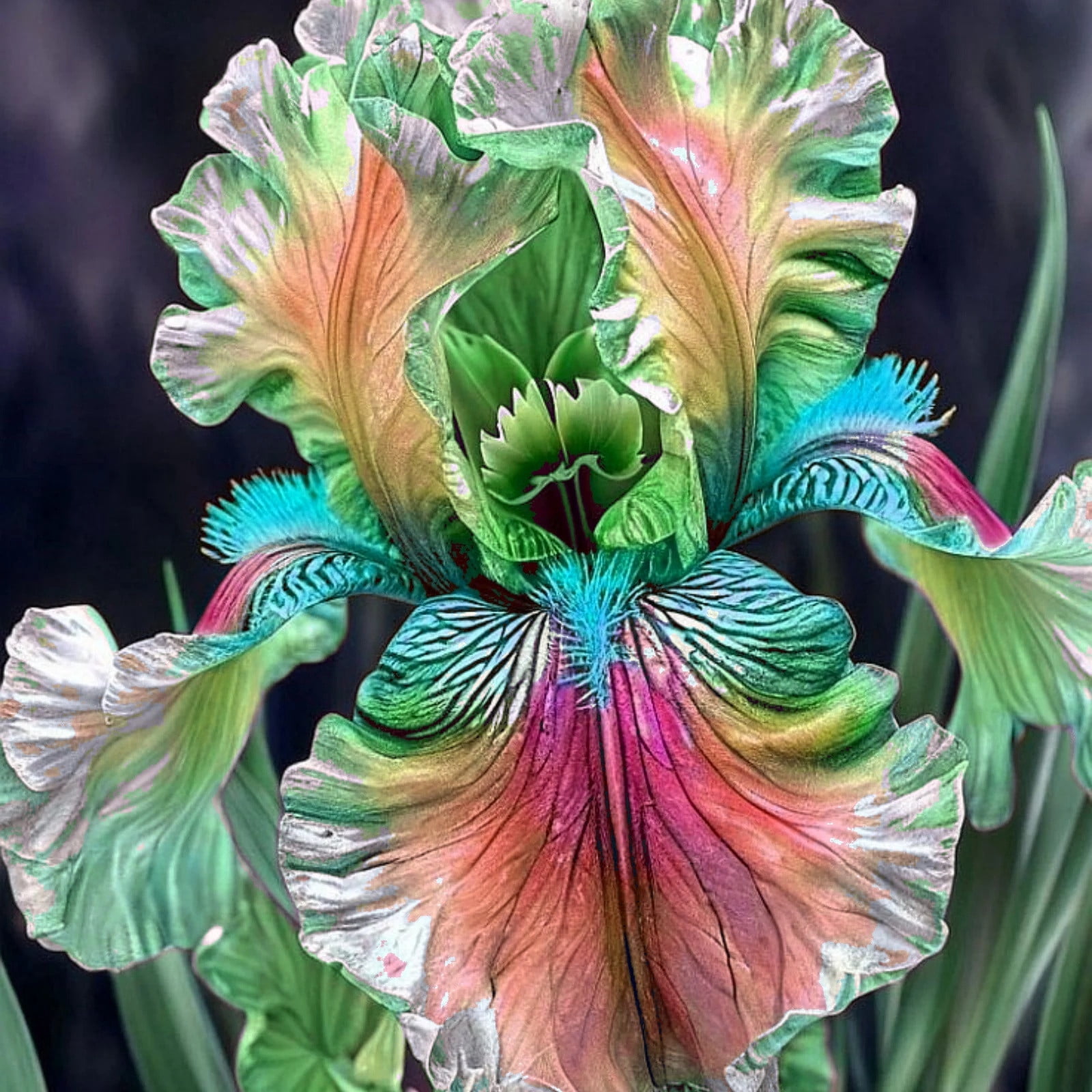 Tall Bearded Iris Perennials Plant Large Bulb-for Gardening and ...