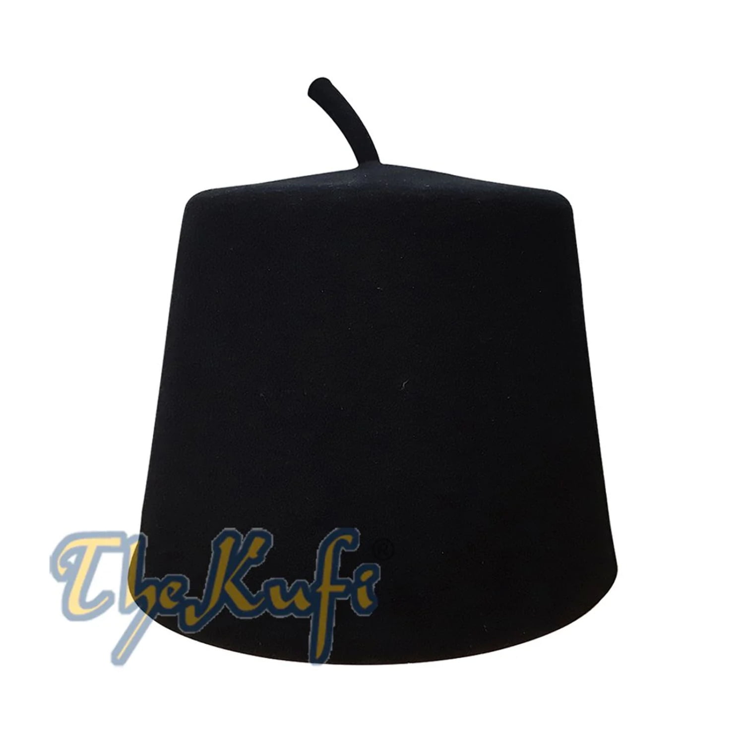 Tall Black Fez Tradition Felt Perforated Tarboosh with Stem - Walmart.com