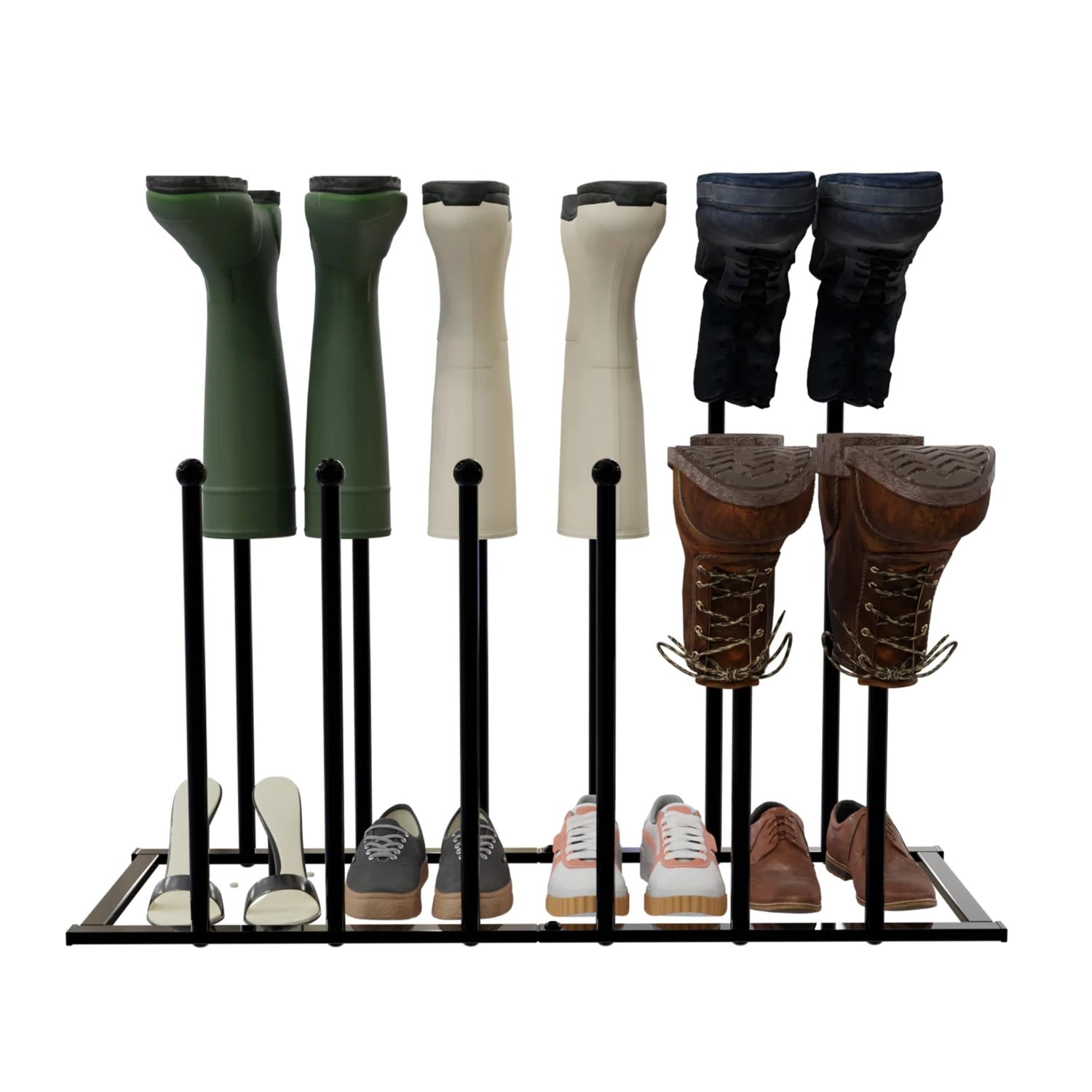 Tall Boot Storage Rack Sturdy Metal Boot Storage Rack, Efficient ...