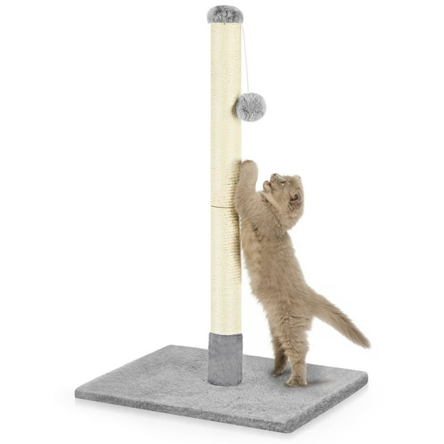 Walmart Kitten Scratcher: Tall Cat Scratch Post with Natural Sisal Rope ...