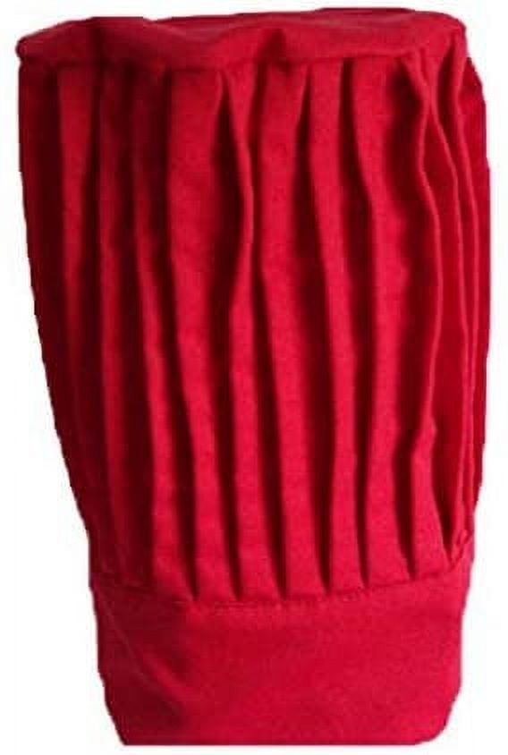 Tall Chef Hat in Red - 12" Tall - Walmart.com