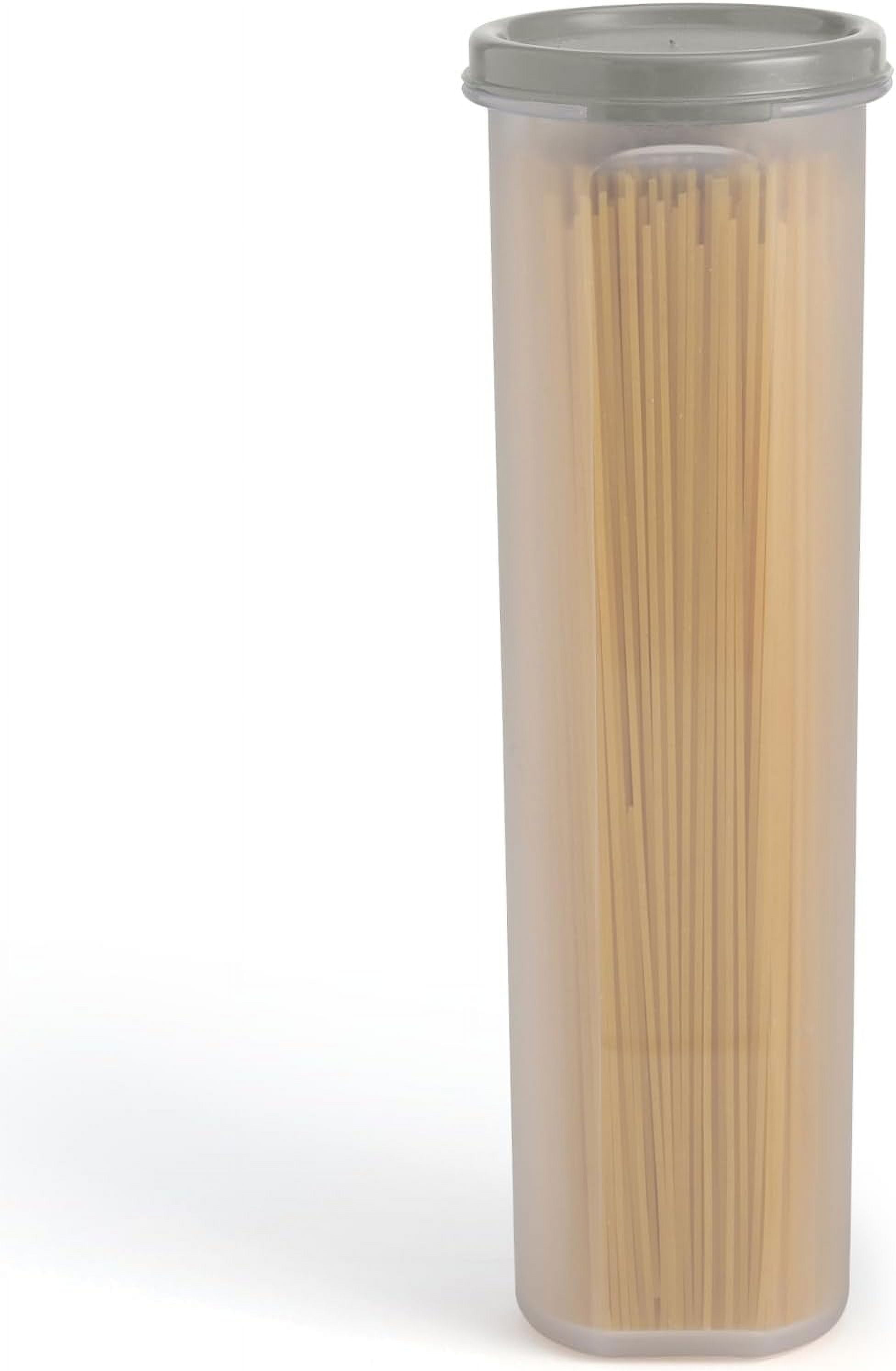 Tall Clear Spaghetti Pasta Container Storage With Lid.Multi-Purpose ...