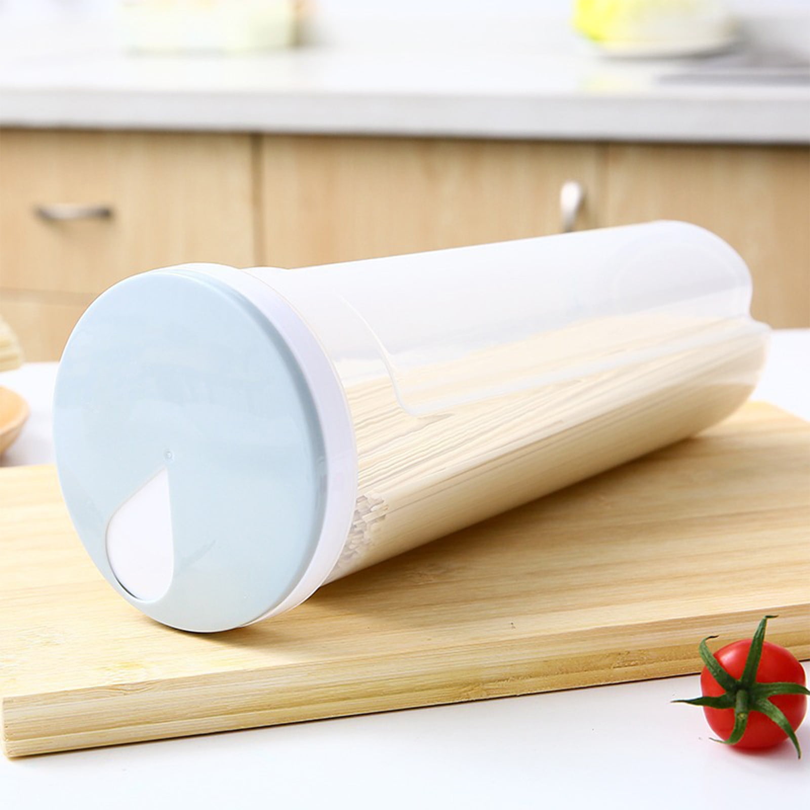 Tall Clear Spaghetti Pasta Container Storage With Lid,Multi-Purpose ...