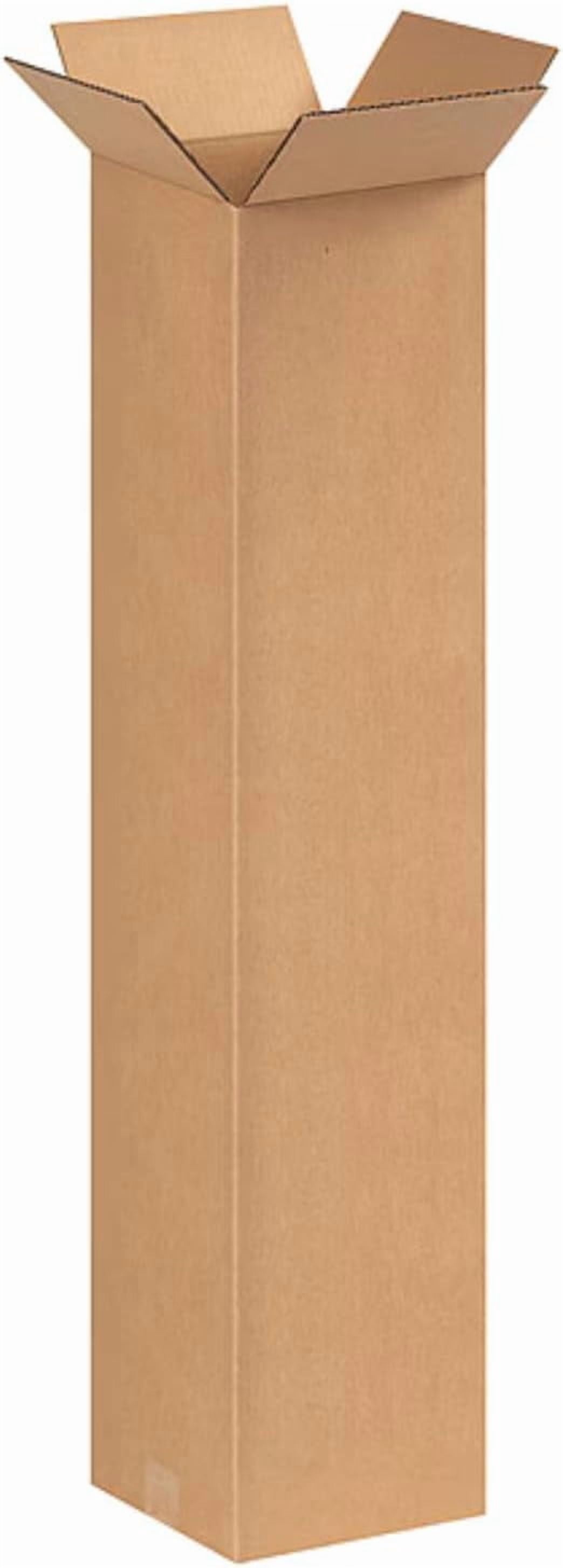 Tall Corrugated Shipping Boxes, 8 x 8 x 36 inches, Single Wall ...