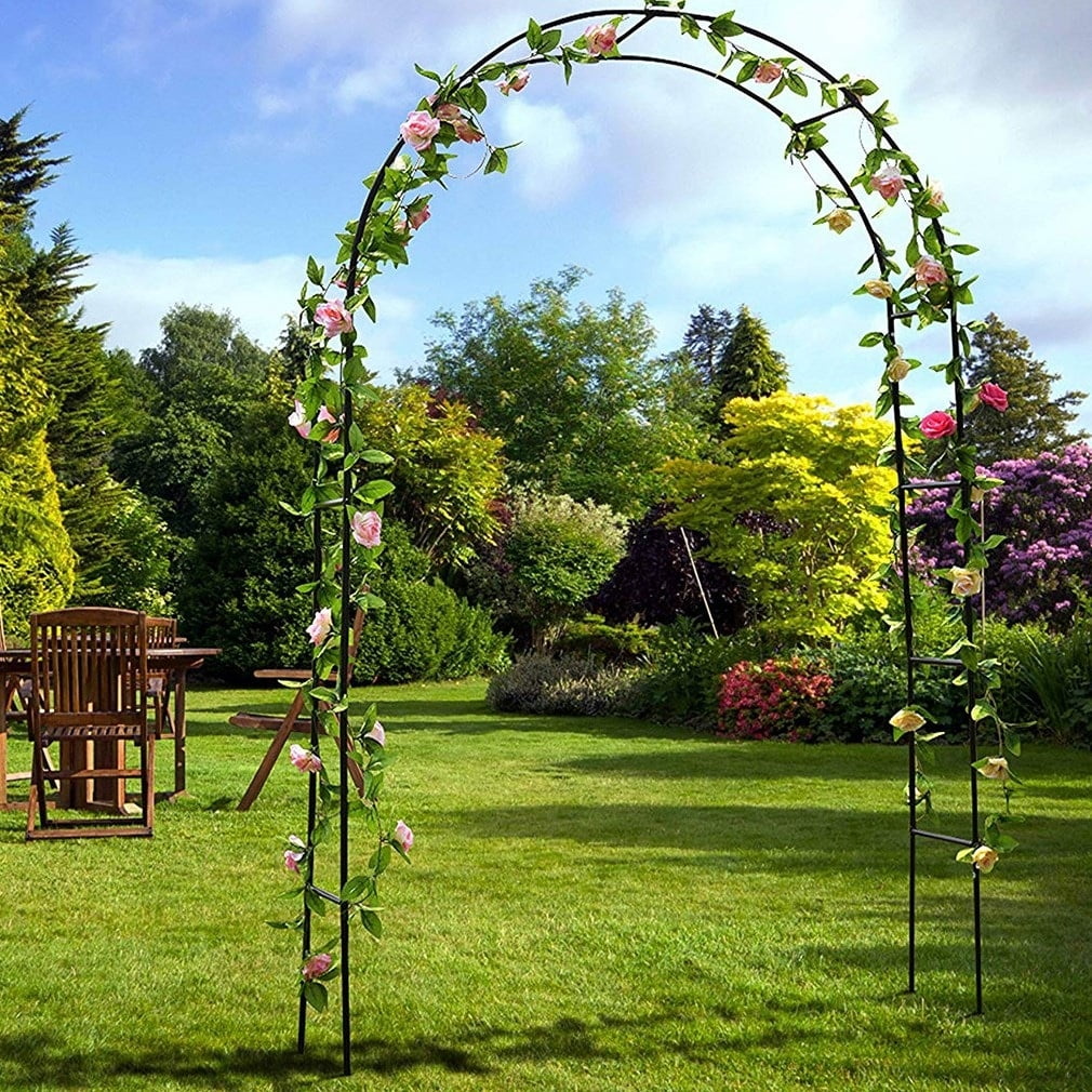 Tall Decorative Metal Garden Trellis Garden Arch Arbor - Walmart.com
