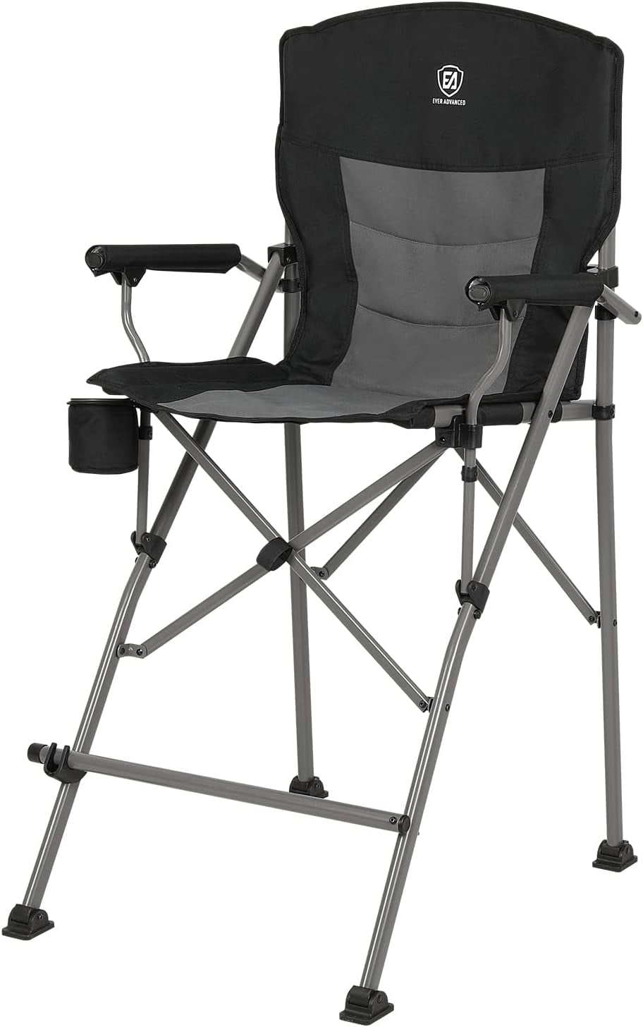 Tall Directors Chair with Cup Holder 31", Bar Height Folding Chair for ...
