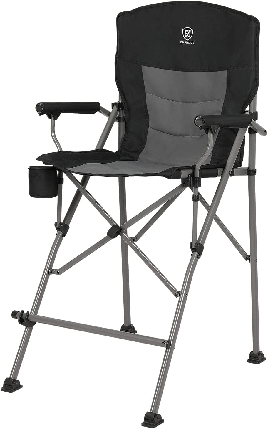 Tall Directors Chair with Cup Holder 31", Bar Height Folding Chair for ...