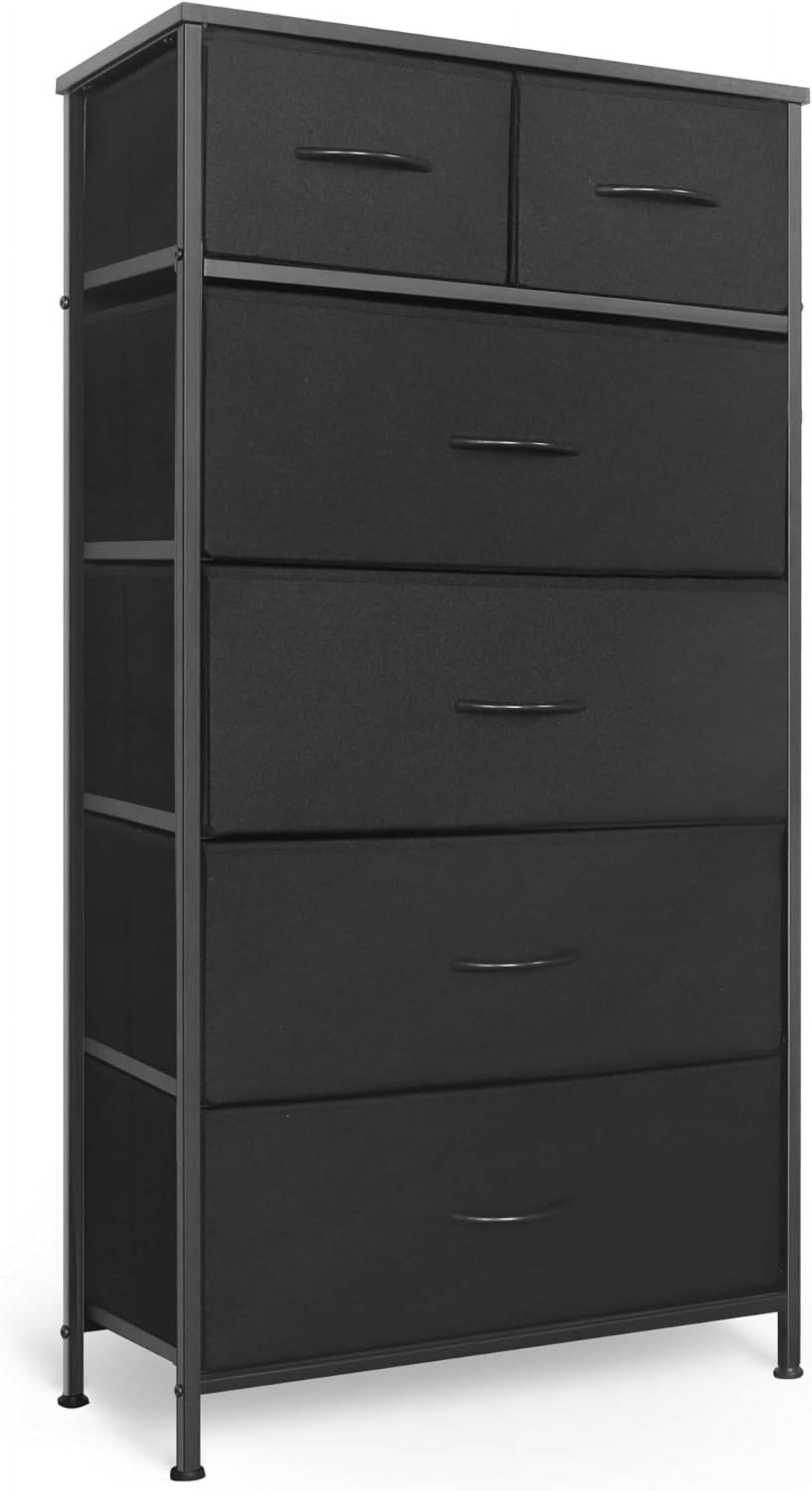Tall Dresser for Bedroom, Vertical Storage Organizer Tower with 6 ...