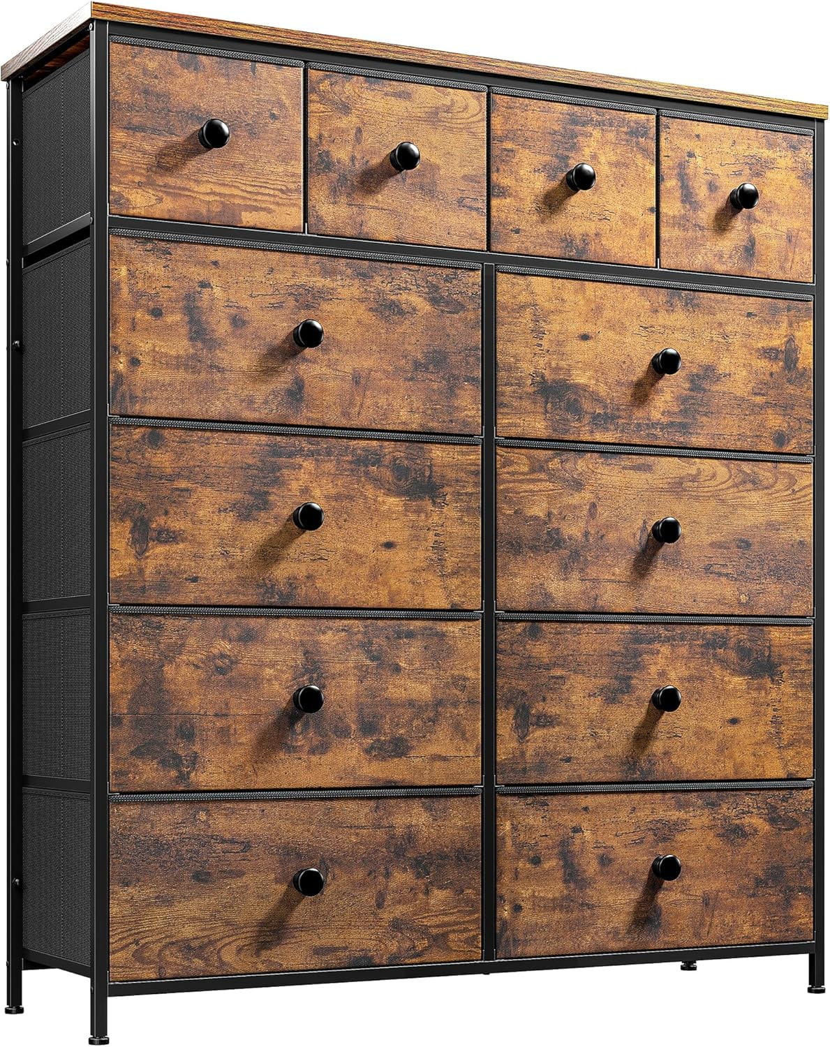 Tall Dressers for Bedroom with 12 Drawers, Fabric Storage Dressers ...