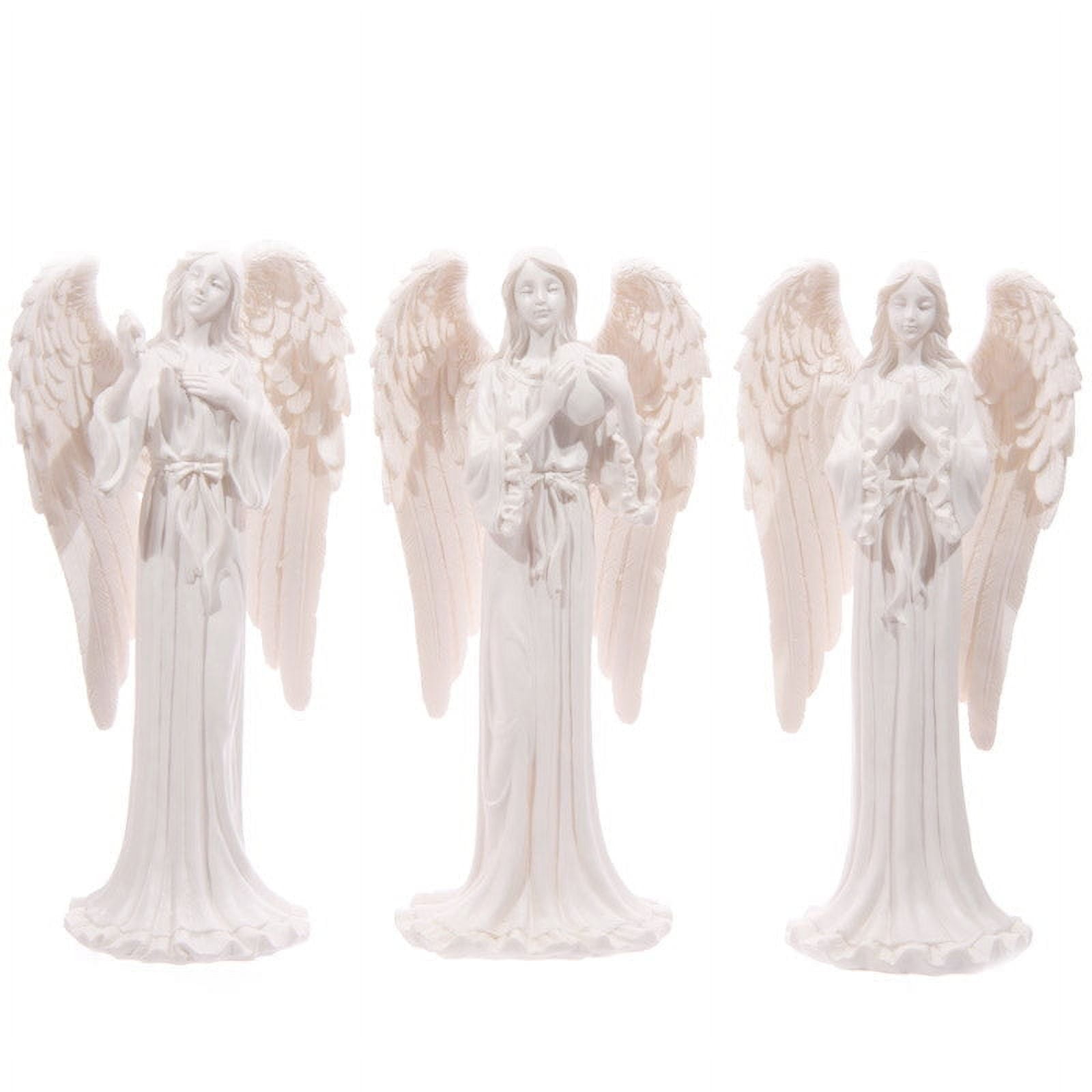 Tall Elegant White Standing Angel Figurine - Walmart.com
