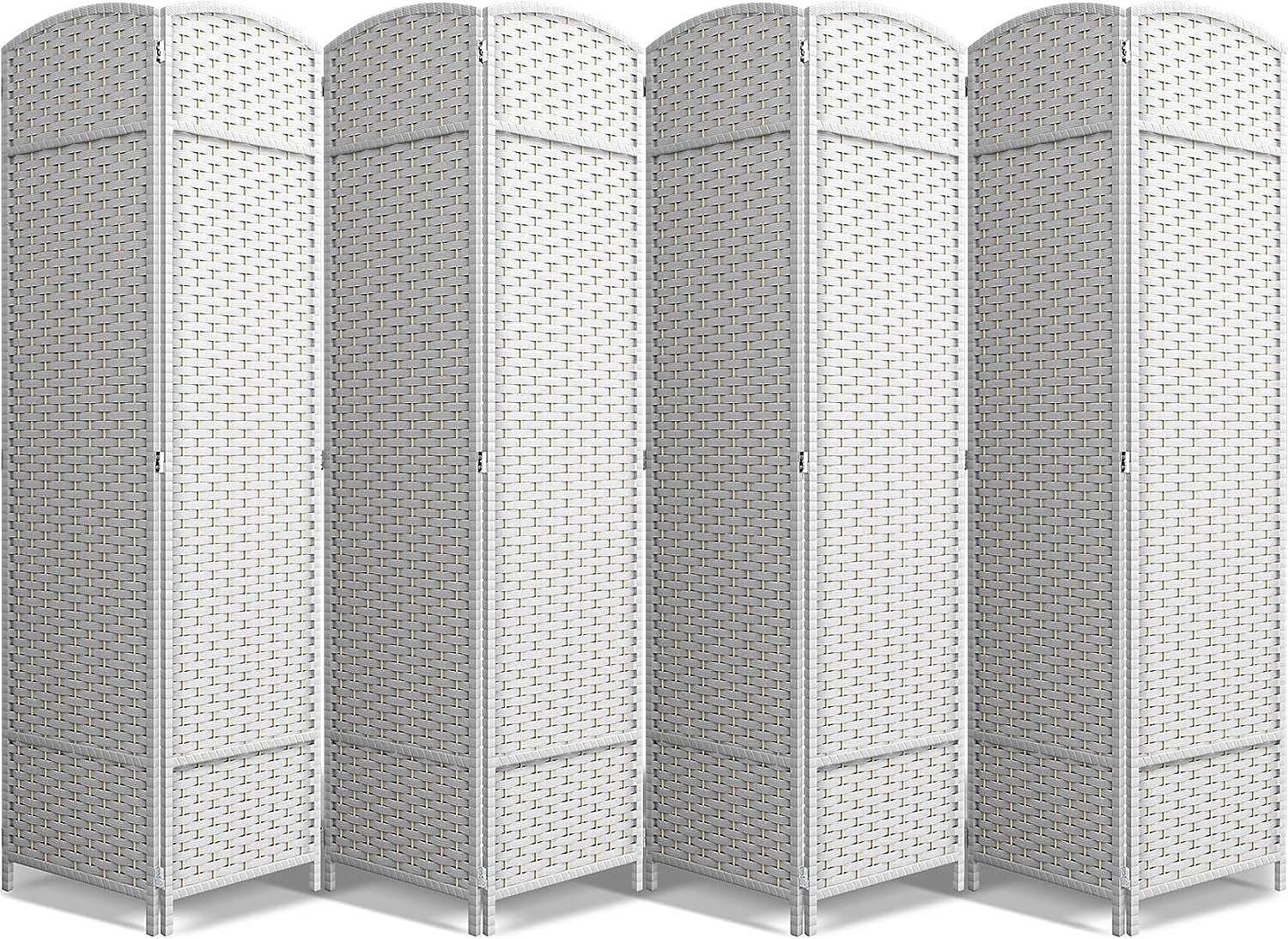 Tall Extra Wide Foldable Panel Partition Wall Divider, Double Hinged ...