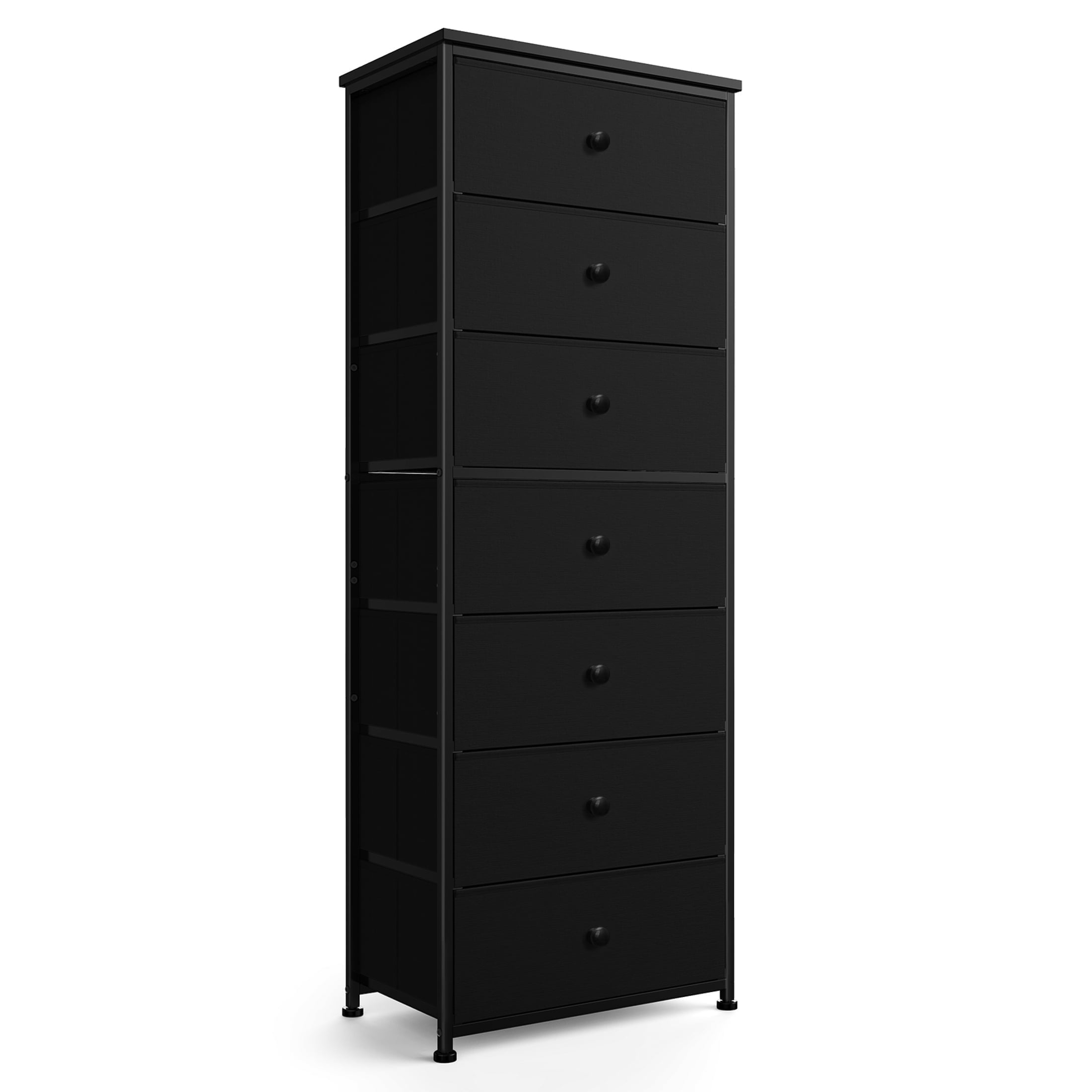 Tall Fabric Dresser with 7 Drawers for Bedroom - Vertical Storage ...