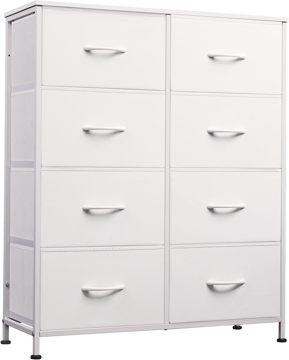 Tall Fabric Dresser with 8 Drawers, Storage Tower with Fabric Bins ...