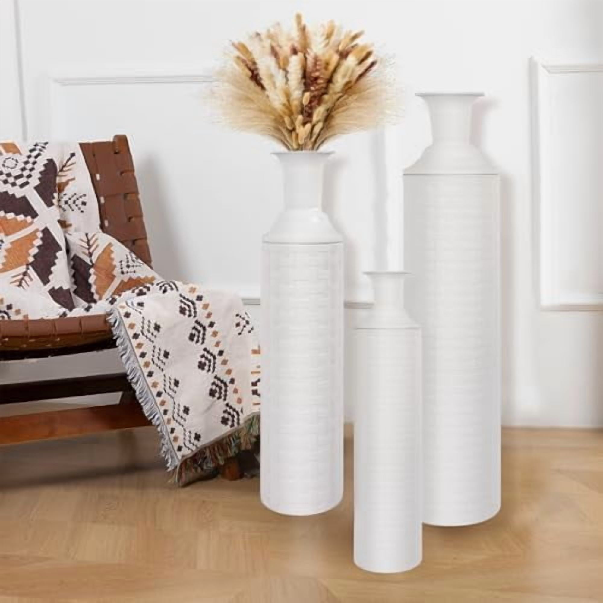 Tall Floor Vase Set of 3 Large Black Vase Tall Vases for Floor Vases ...