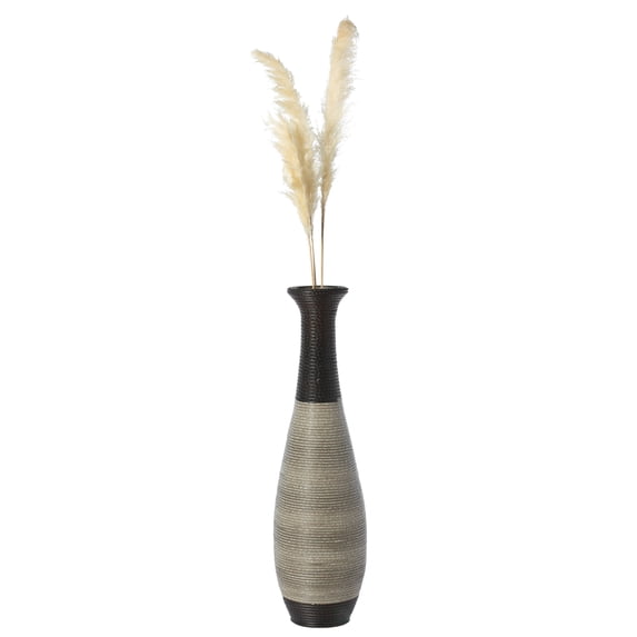 Tall Floor Vase, large vase for home decor floor, Beige Floor Vase ...