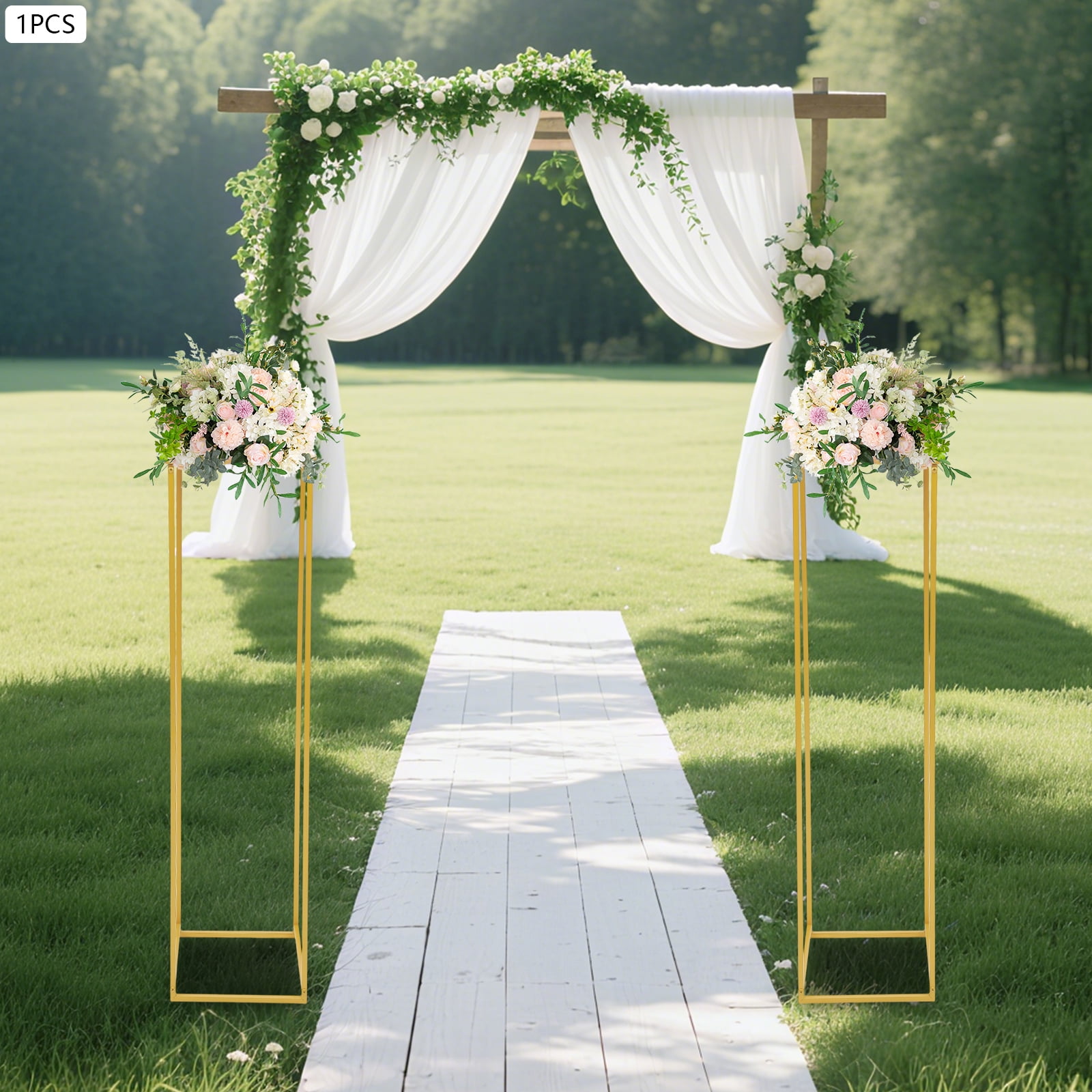 Tall Flower Stand, Rectangular Flower Display Rack, Geometric Flower ...