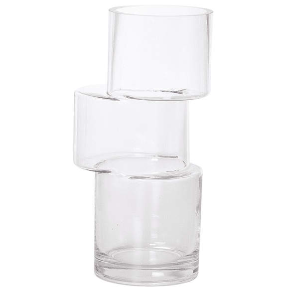 Large Clear Glass Vase