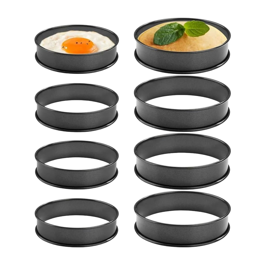 Tall Heat Resistant Round Roll Molds for Tarts Pastries Rustproof ...