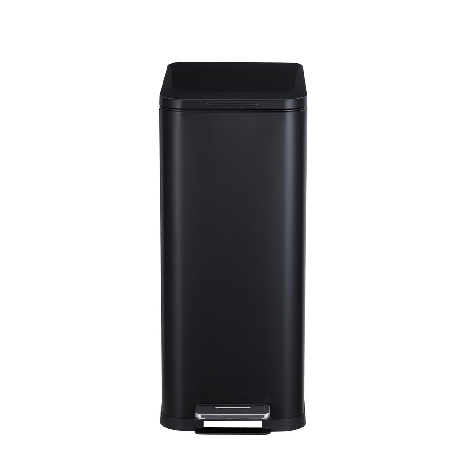 Tall Kitchen Garbage Can, Hands-Free Stainless Steel Trash Can with Lid ...