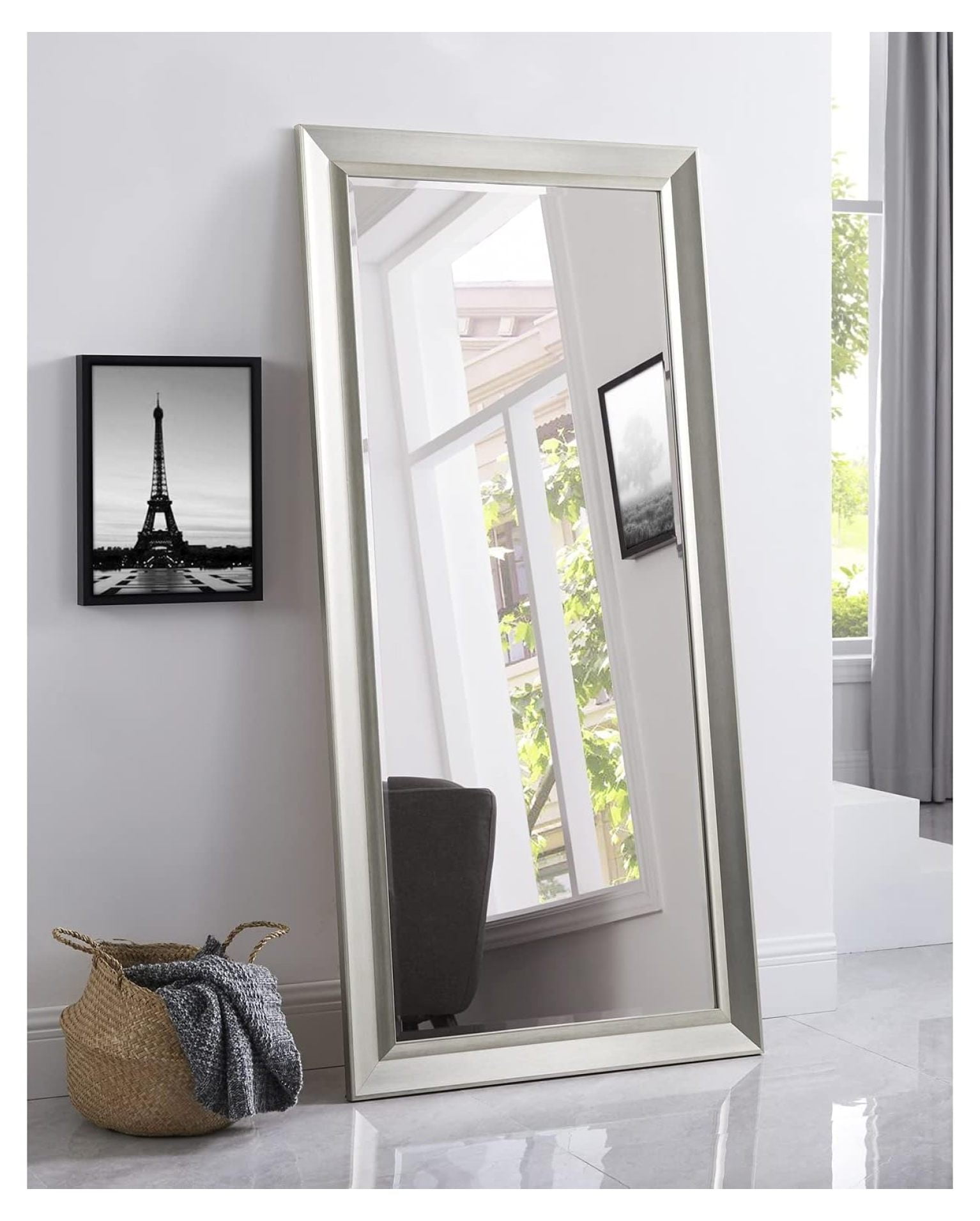 Tall Mirror Full Body Oversize Mirror Bevelled Full Length Huge Mirrors ...