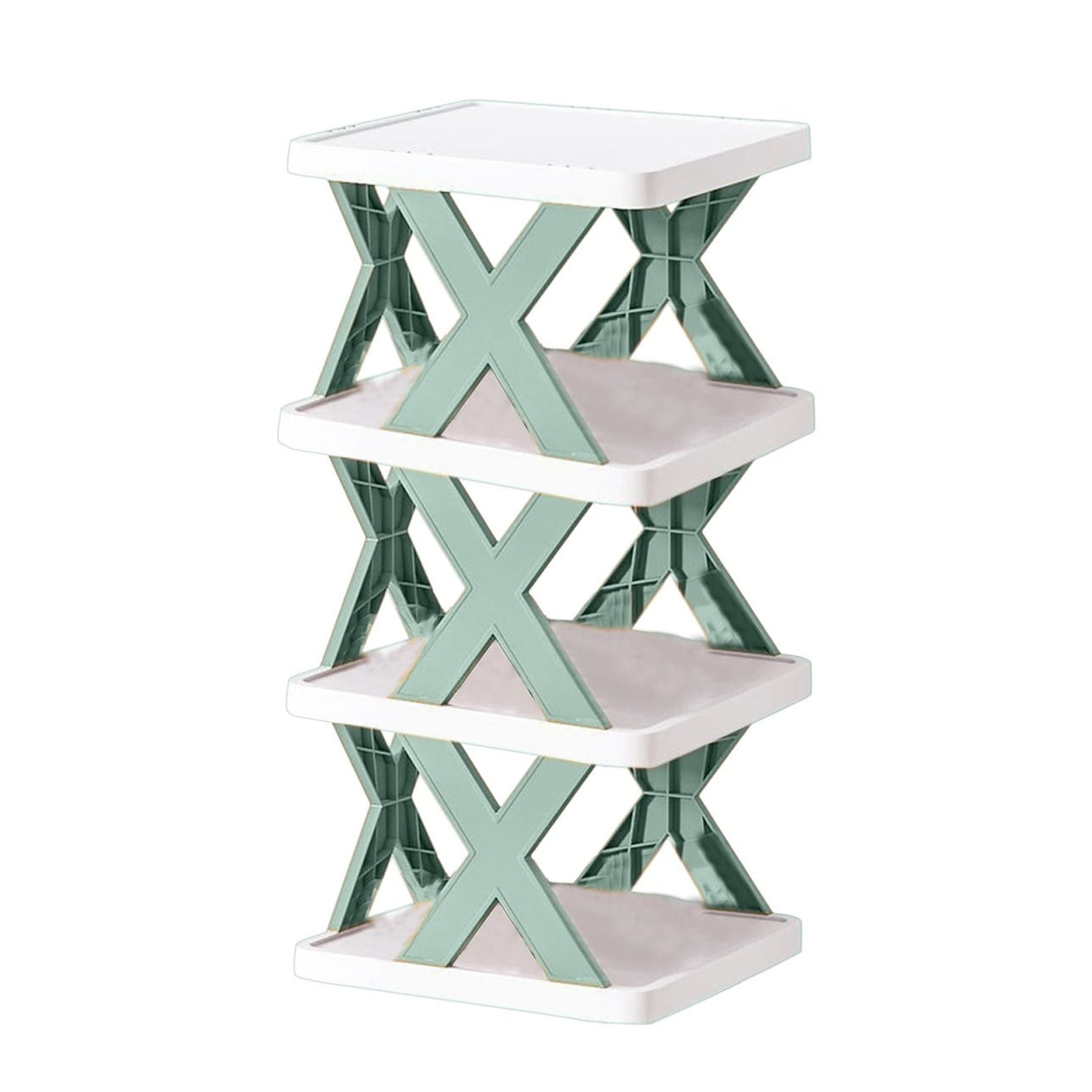 Tall Narrow Shoe Rack for Entryway, Sturdy Metal Shoe Shelf ...