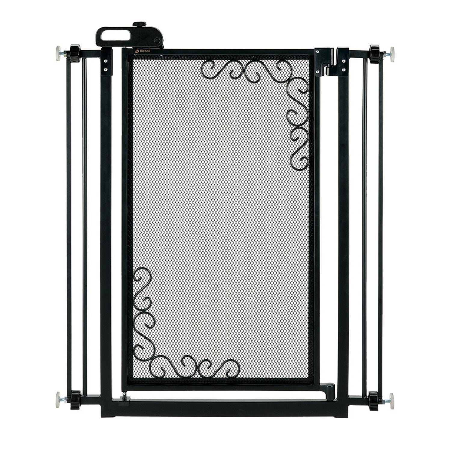Tall One Touch Metal Mesh Gate - Walmart.com