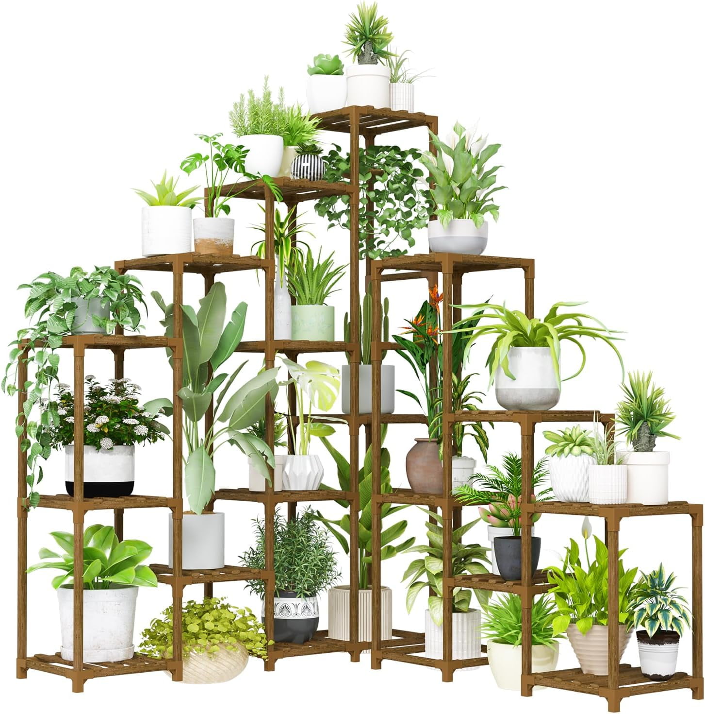 Tall Plant Shelf Stand for Large Plants; Indoor/Outdoor Use. Perfect ...