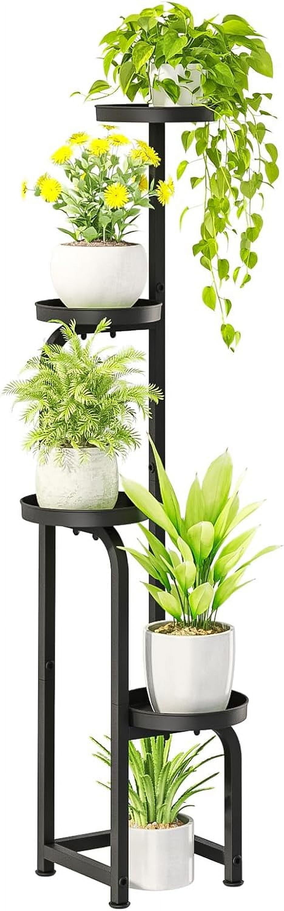 Tall Plant Stand Indoor Outdoor, Corner Metal Flower Pot Stands for ...