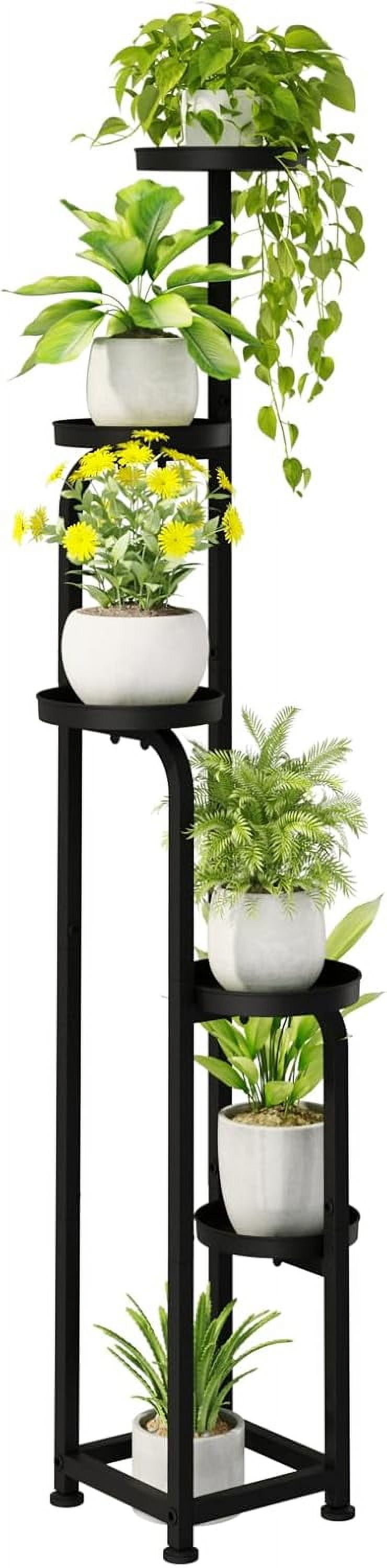 Tall Plant Stand Indoor Outdoor, Corner Metal Flower Pot Stands for ...