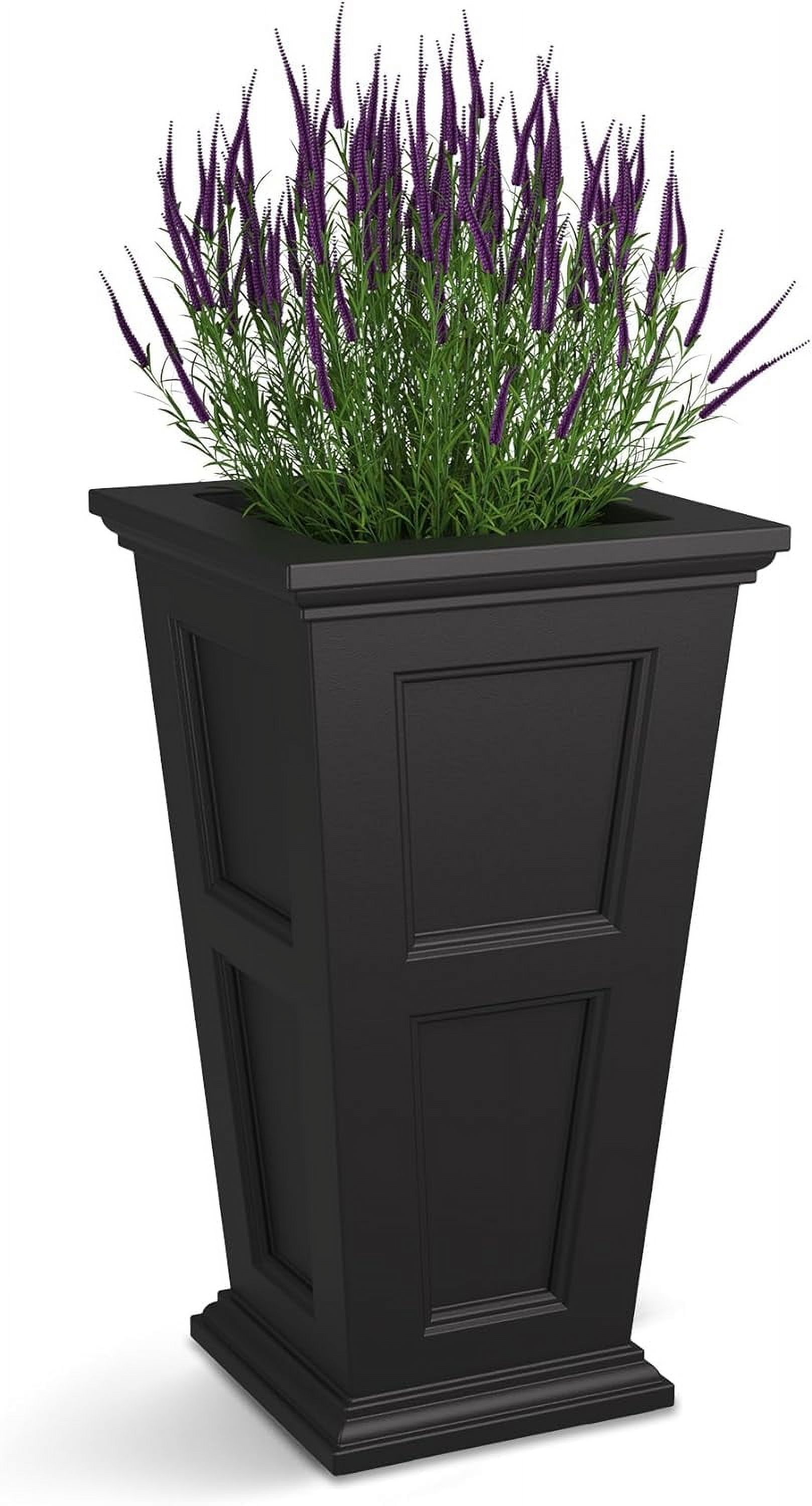 Tall Planter – , Weather-Resistant Planter for Flowers – Durable ...