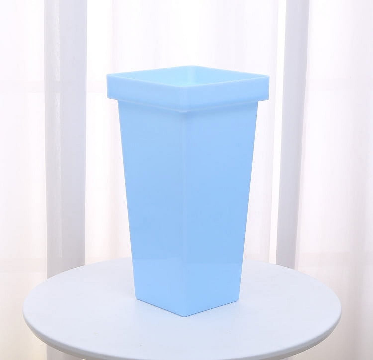 Tall Planters 13.4 Inch, Flower Pot, Plastic Flower Vase Patio Deck ...