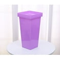 Tall Planters 13.4 Inch, Flower Pot, Plastic Flower Vase Patio Deck ...