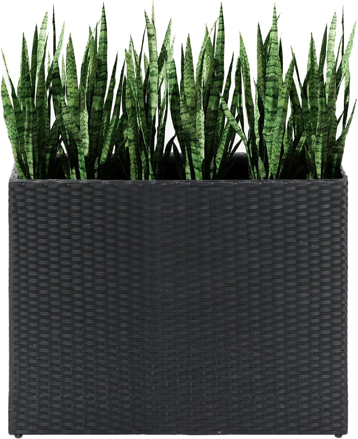 Tall Planters for Outdoor Plants Handmade Wicker Large Rectangular ...