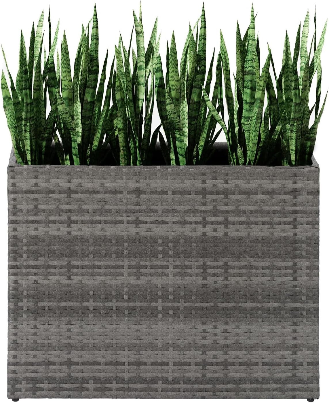 Tall Planters for Outdoor Plants Handmade Wicker Large Rectangular ...