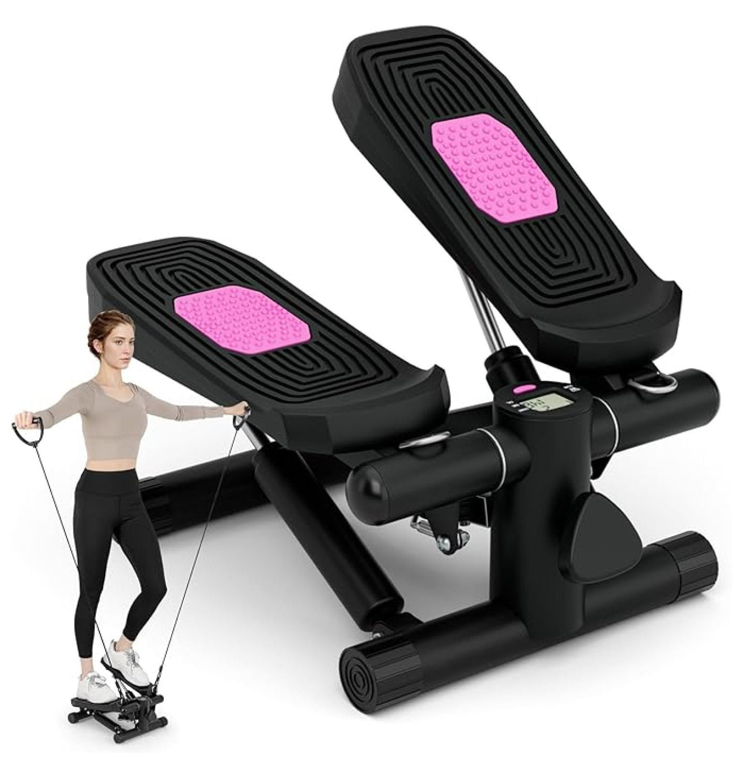 Steppers for Exercise at Home, Hydraulic Mini Stair Stepper with ...