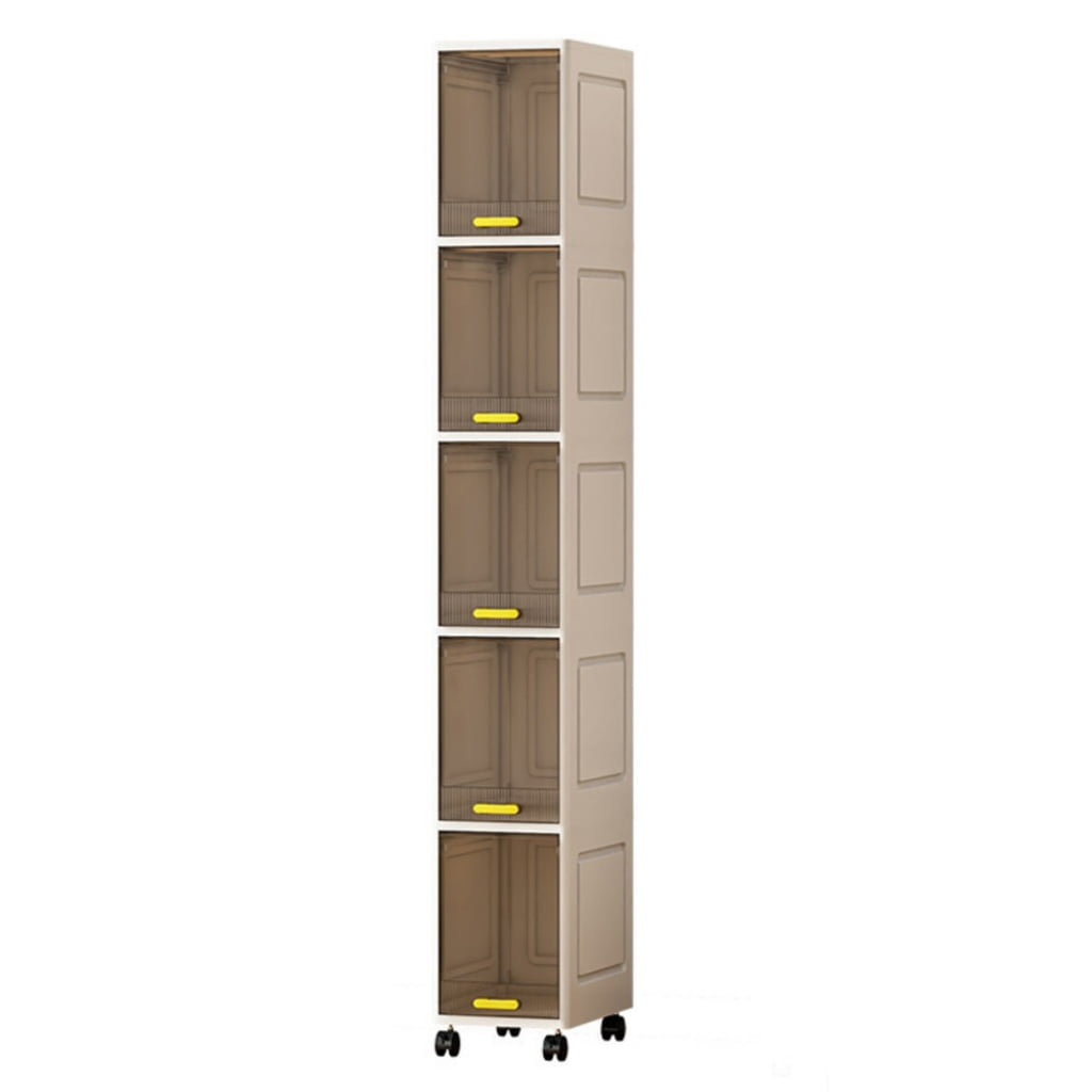 Tall Plastic Storage Unit 54.5 Foot Height Modifiable Shelves For ...