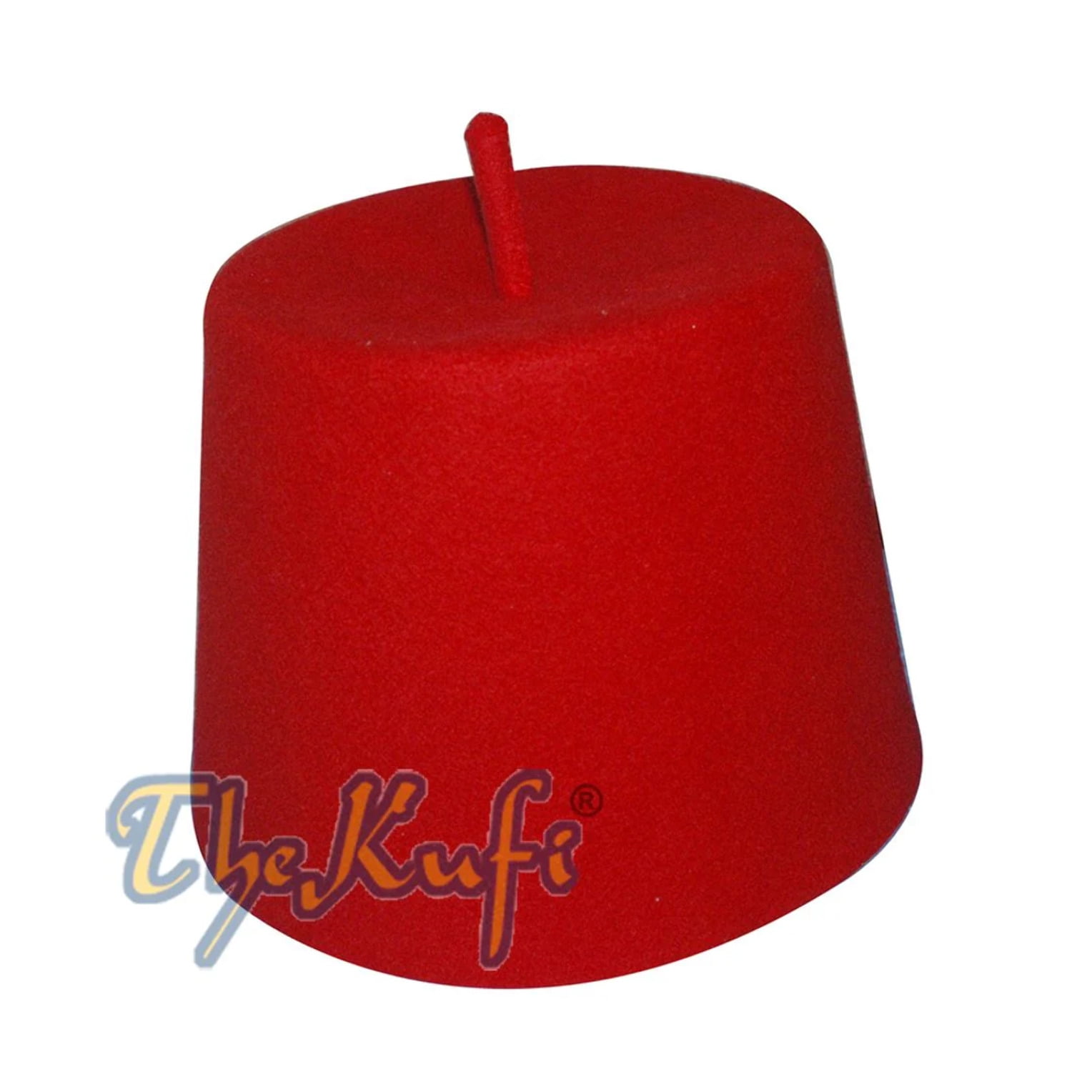 Tall Red Fez Tradition Felt Perforated Tarboosh with Stem - Walmart.com