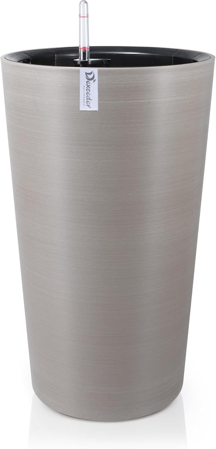 Tall Self Watering Planter Cylinder Indoor Outdoor Thickened Large ...