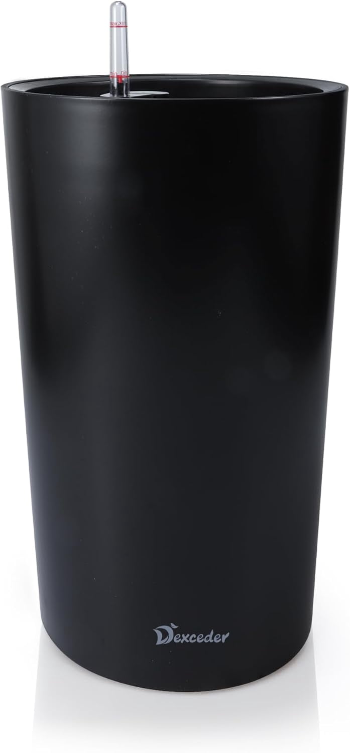 Tall Self Watering Planter Cylinder Indoor Outdoor Thickened Large ...