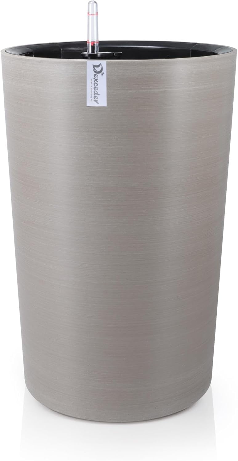 Tall Self Watering Planter Cylinder Indoor Outdoor Thickened Large ...