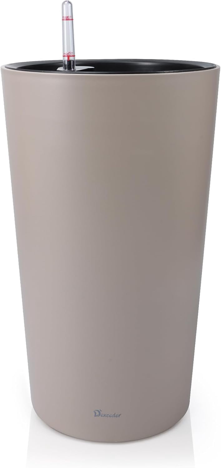 Tall Self Watering Planter Cylinder Indoor Outdoor Thickened Large ...