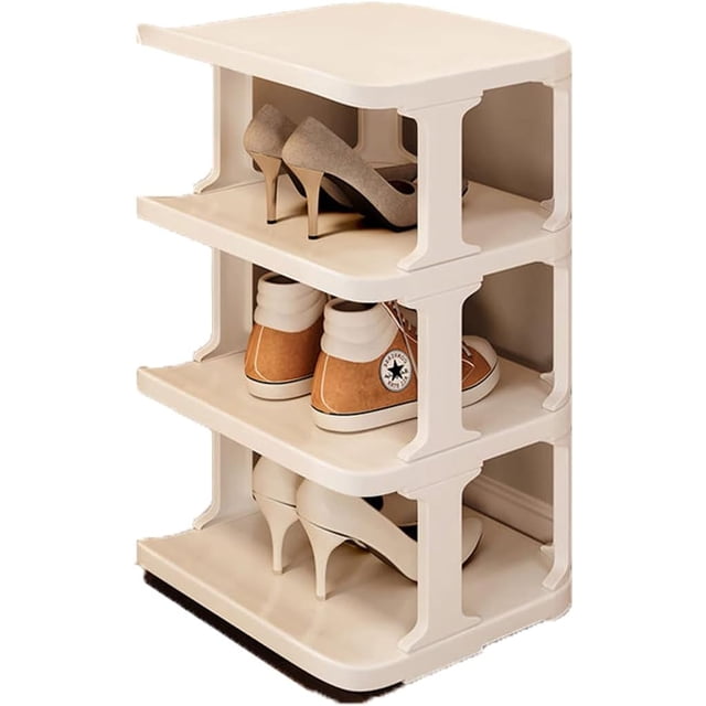 Tall Shoe Rack Narrow Vertical Shoe Rack Skinny Shoe Tower Small Corner ...