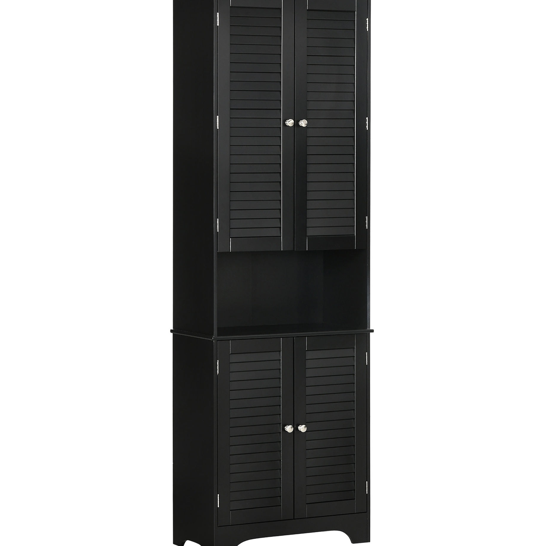 Tall Storage Unit with Breathable Shutters and Magnetic Closure - Keeps ...