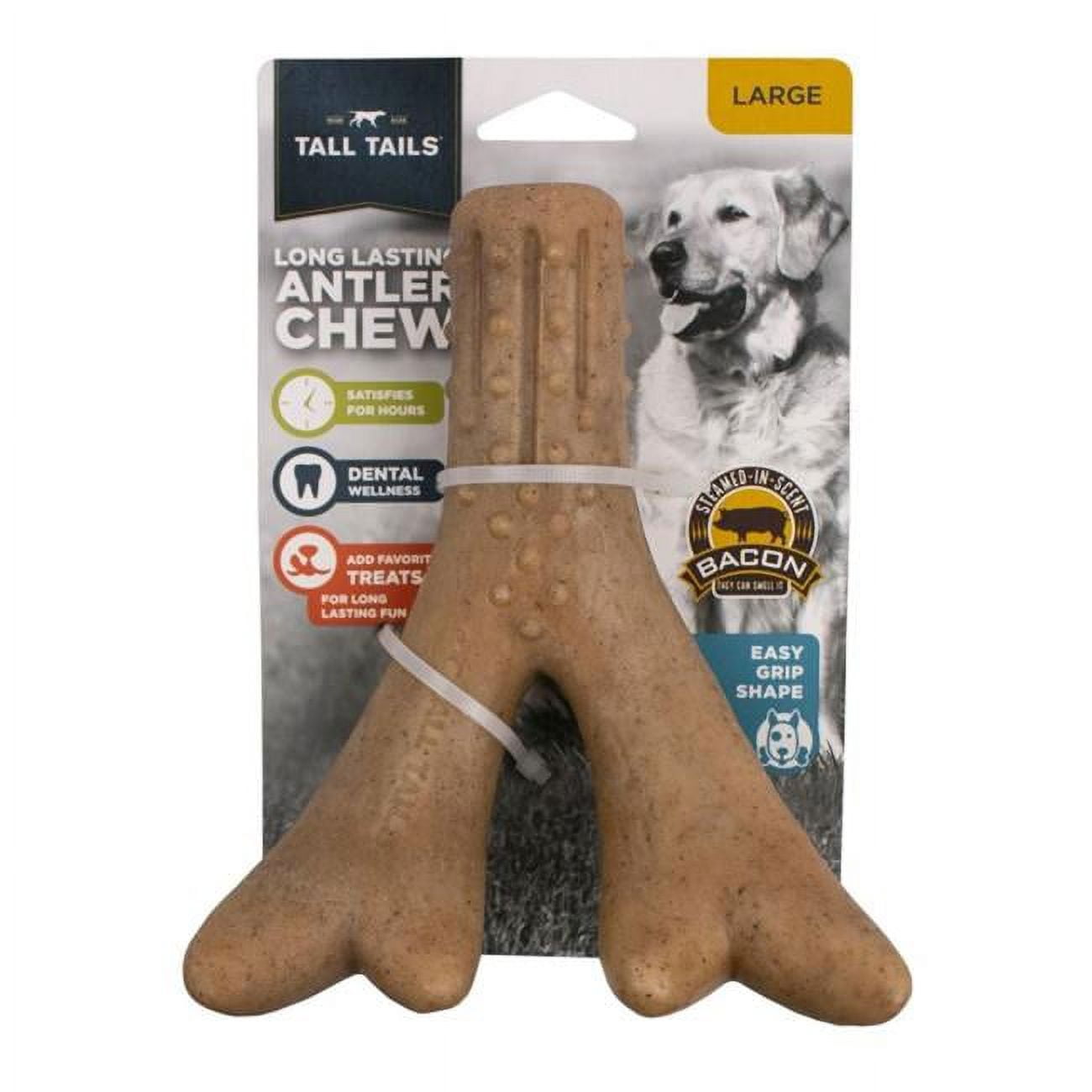 Tall Tails 022266176374 Wobble Walker Antler Dog Toy - Large - Walmart.com